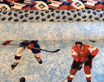 Unique hockey quilt related items | Etsy