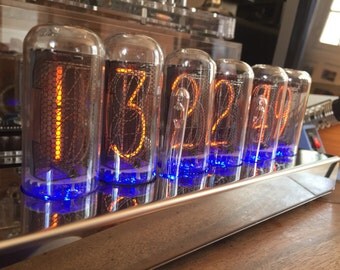 Nixie tube clock | Etsy