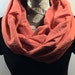Coral Jersey Scarf Coral Scarf Gift for Her Scarves for