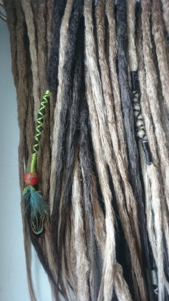 Custom Full Soft Synthetic Dread mix Kit 50 Double Ended