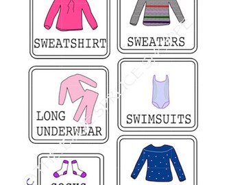 Dresser labels | Etsy