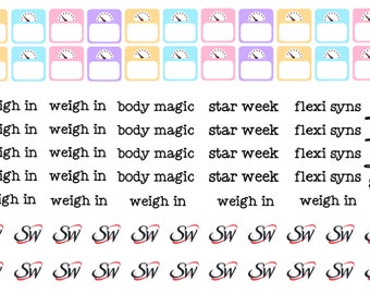 Weight loss sticker | Etsy