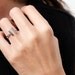 double finger band ring adjustable ring minimal ring double
