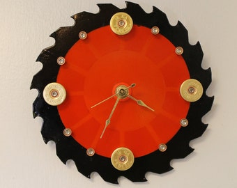 Saw blade clock | Etsy
