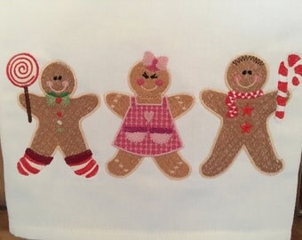 Gingerbread towel | Etsy
