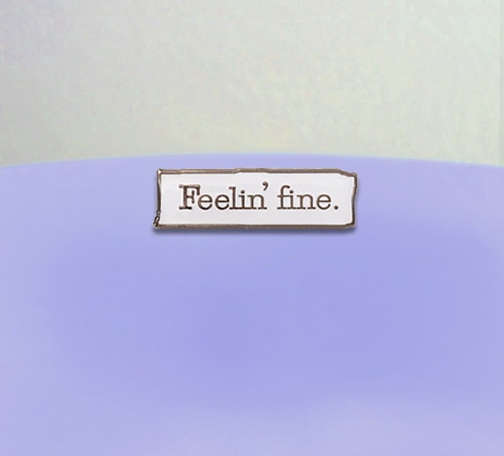 Feelin' Fine Enamel Pin The Simpsons