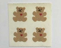 Popular items for teddy bear stickers on Etsy