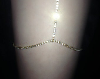 Unique gold thigh chain related items | Etsy