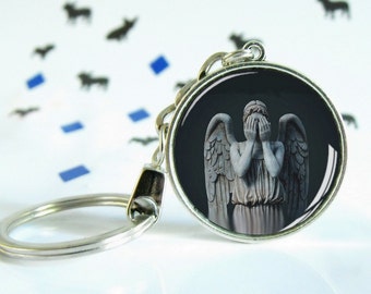 Angel keyring | Etsy