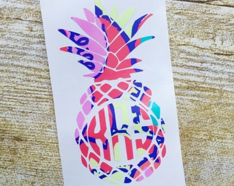 Lilly pulitzer decal | Etsy