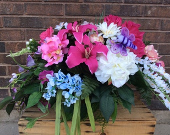 Cemetery flowers | Etsy