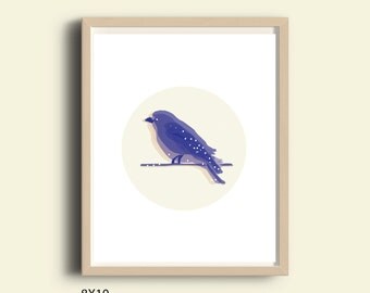 Blue bird decor | Etsy