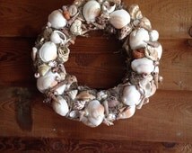 Unique shell wreath related items | Etsy