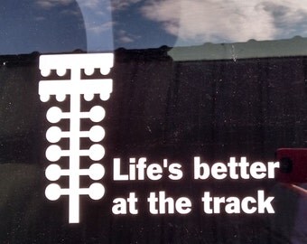 Drag racing decal | Etsy