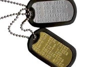 Custom dog tags | Etsy