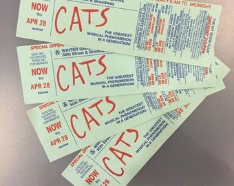 Broadway ticket | Etsy