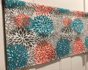 Coral curtains | Etsy