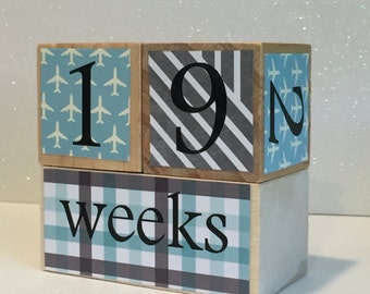 Milestone blocks | Etsy