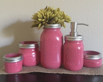 Unique pink soap dispenser related items | Etsy