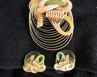 Bamboo earrings | Etsy