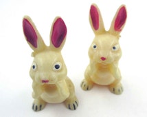 Unique plastic easter bunny related items | Etsy