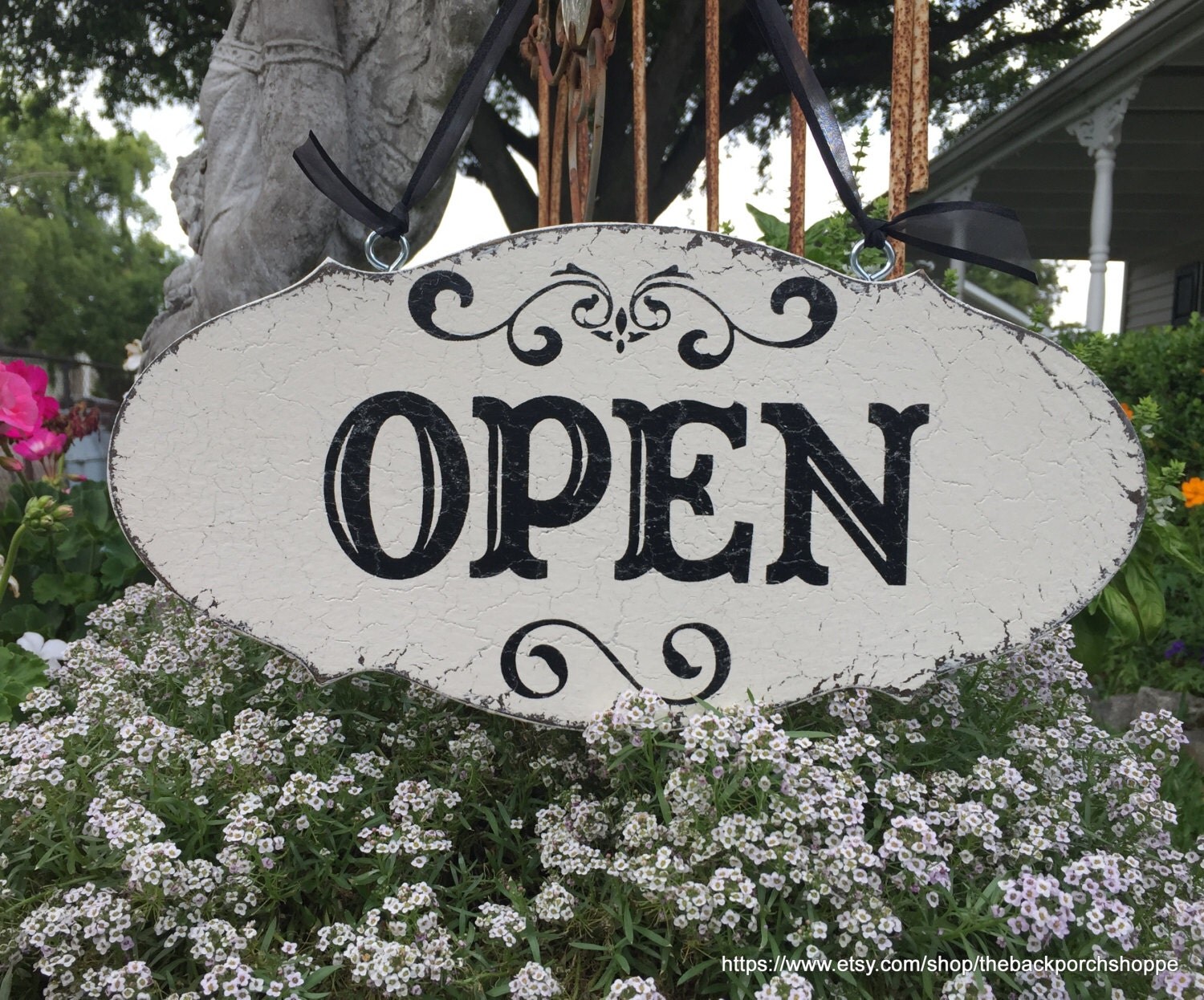 OPEN CLOSED Sign Business Sign Reversible Open Closed Signs