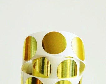 Gold foil stickers | Etsy