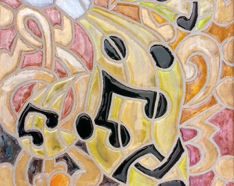 Mosaic music note | Etsy