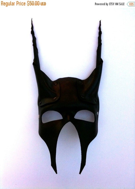 ON SALE Zeus Leather Mask by mrhydesleather on Etsy