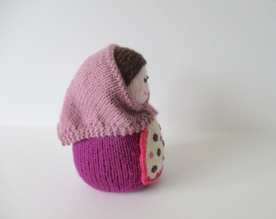 Baboushka toy doll knitting pattern