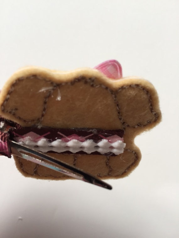 Puppy felt hair clip baby hair clip puppy baby hair clip