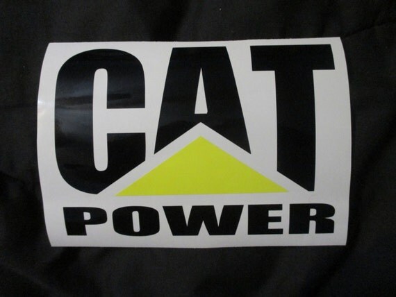 Caterpillar Vinyl Decal Logo Equipment Sticker