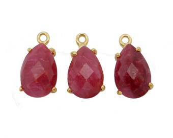 Bezel set ruby | Etsy