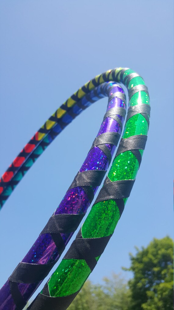 XX RaiNbOw SpArKle Hoop // Collapsible Hula Hoop // Custom