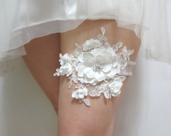 Wedding Garter Bridal Garter Lace Garter Wedding by MirinoBridal