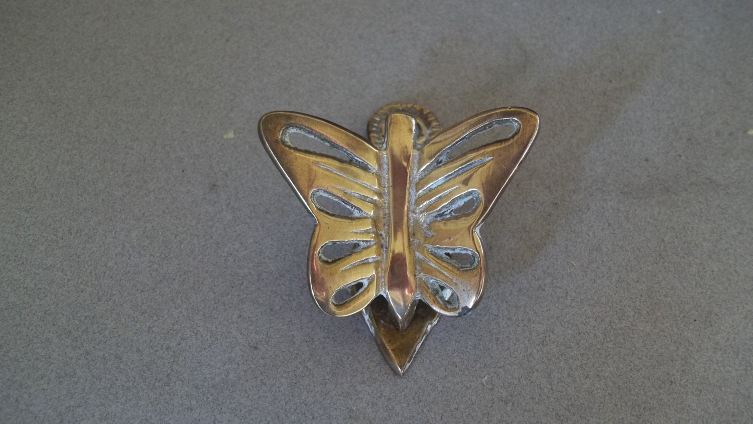 Brass Butterfly Paper Clip – Solid Brass – Office – Workshop – Mid ...