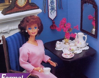 Plastic Canvas Barbie Fashion Doll Pattern FIREPLACE & Screen