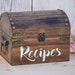 Recipe Box Personalized Recipe Box by CountryBarnBabe on Etsy