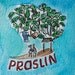 Illustrated Hand Painted Watercolor Map of Praslin Island