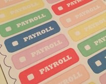 Popular items for payroll on Etsy
