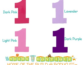 Light purple number | Etsy