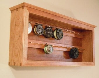 Fly Rod Tube Storage Rack 13 position by SaltCreekStudio on Etsy