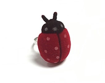 Unique ladybug ring related items | Etsy