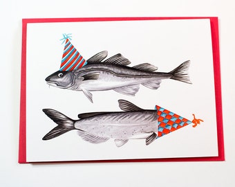 Happy birthday fish | Etsy