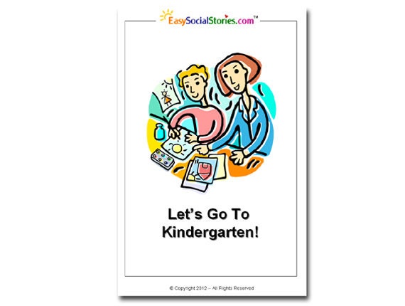 Let's Go to Kindergarten Easy Social Story