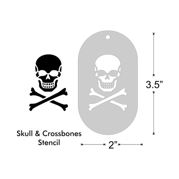 Skull And Crossbones Stencil Printable - prntbl.concejomunicipaldechinu ...