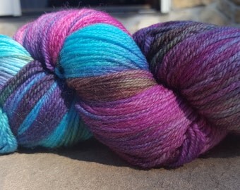 Items similar to thicket - hand dyed yarn, superwash merino wool sock ...