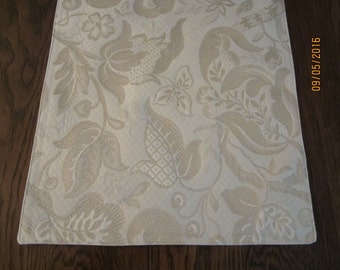 Neutral table runner | Etsy