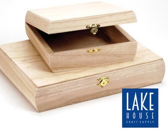 Unfinished wood box | Etsy