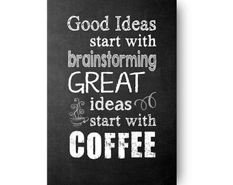 Coffee chalkboard | Etsy